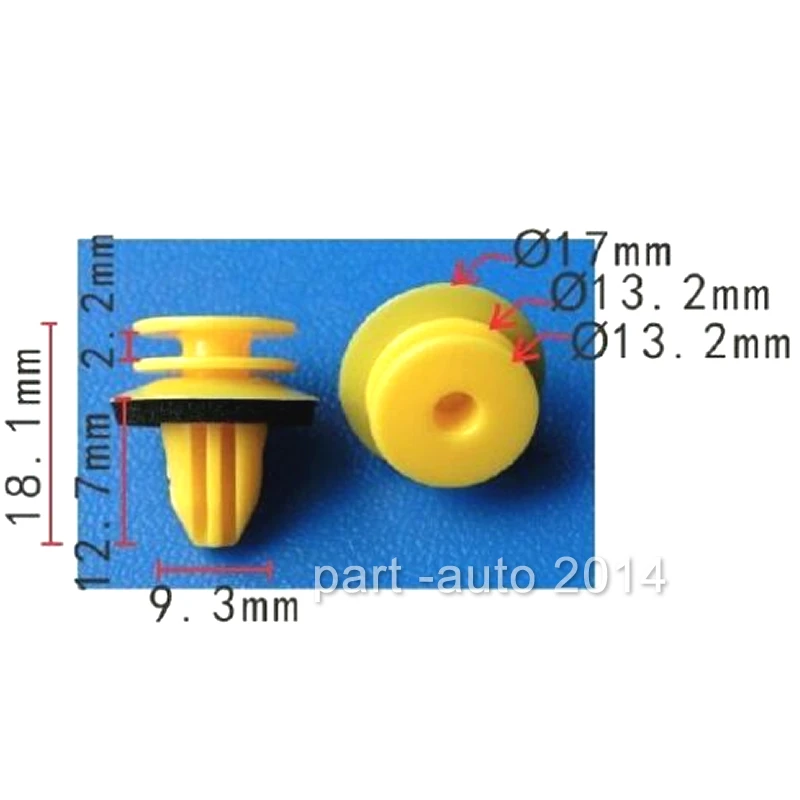 50x/ 100x / 500x Oem For Benz Push-type Retainers 0009918698 ...