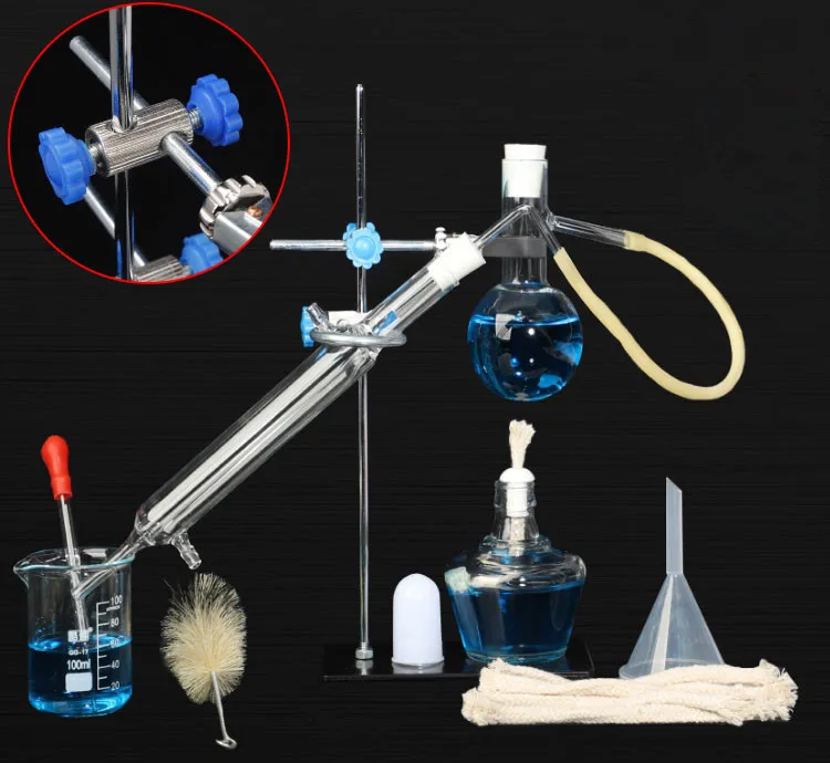 Home DIY Small Distillation Device Kit Chemical Experiment Equipment ...