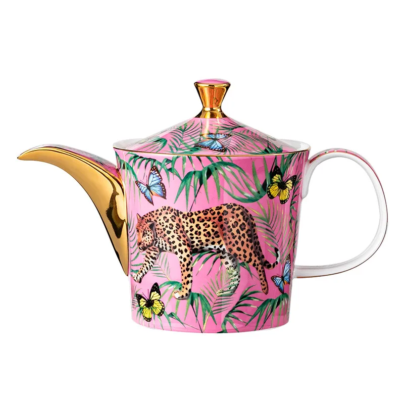 Ceramic-Tea-Mugs-Breakfast-Porcelain-Milk-Coffee-Cup-Saucers-Pot-With ...