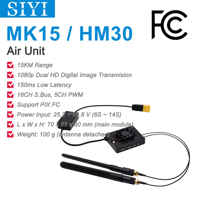 SIYI AIR UNIT MK15 Receiver – INDIAN ROBO STORE – FEEL THE TECHNOLOGY
