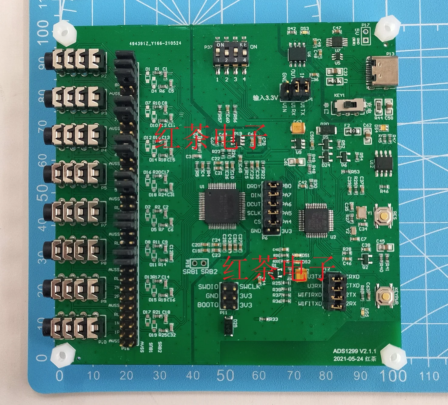 Modul-ADS1299-Papan-Evaluasi-OPENBCI-Ads1298-Bluetooth-WIFI-Komputer ...