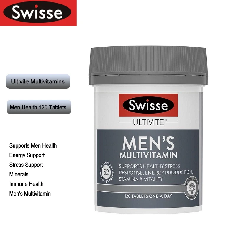 Australia Swisse Men's Multivitamins 120TABLETS Maintain Activity ...