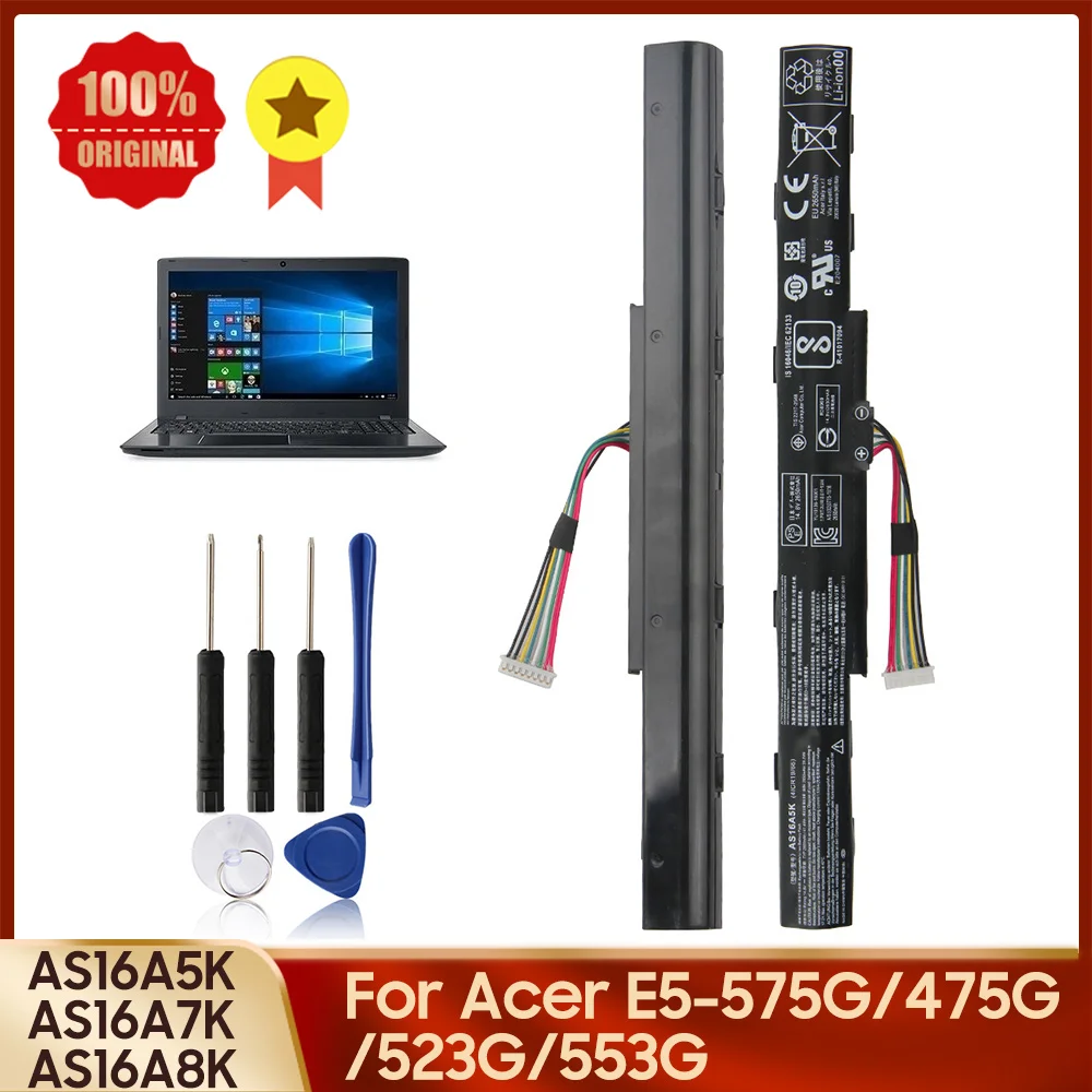 Original Replacement Battery AS16A5K AS16A7K AS16A8K For acer E5 575G ...