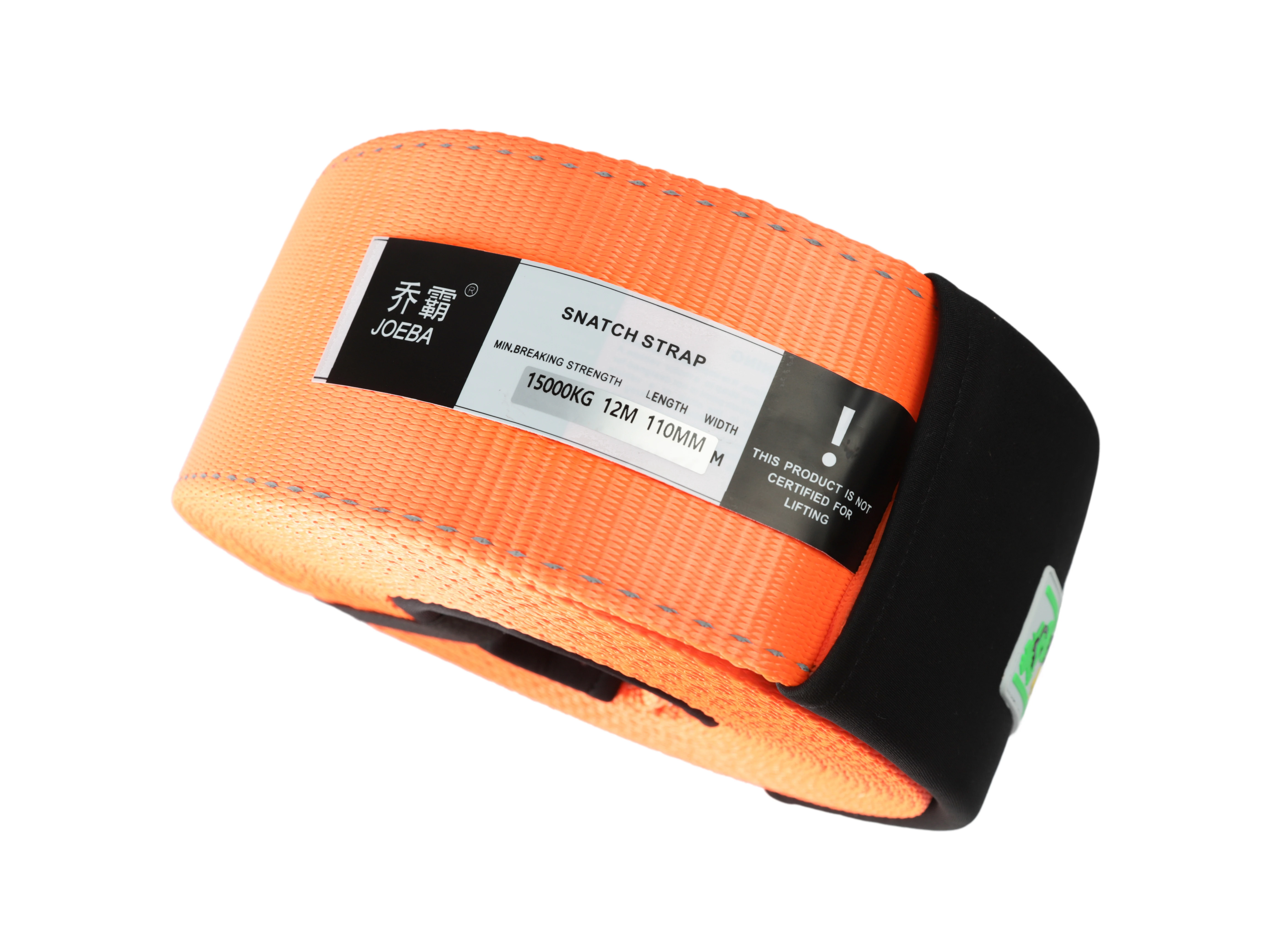 15TON Capacity 12M Length 110MM Width Car rope/Car strap rescue tools ...