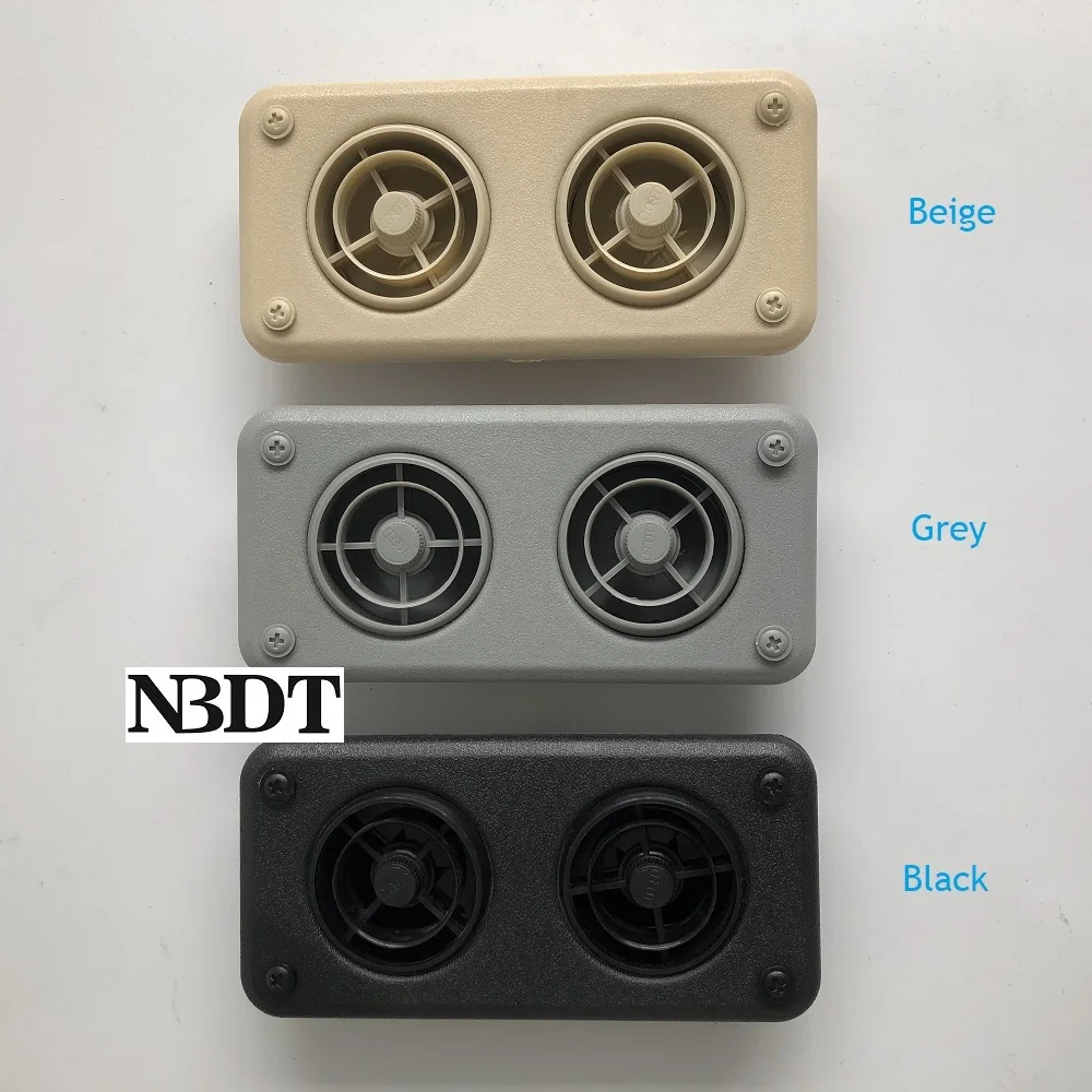 2Pcs-Lot-Plastic-Air-Vent-Dispenser-Double-Dual-Diffuser-Turning-Knob ...