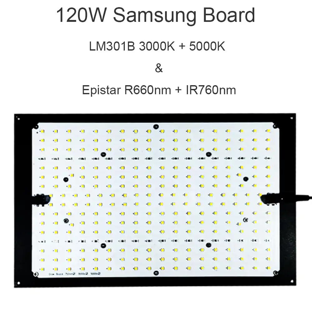 Samsung V3 LM301H 3000K with epistar 660nm quantum led board diy full spectrum led grow light ...