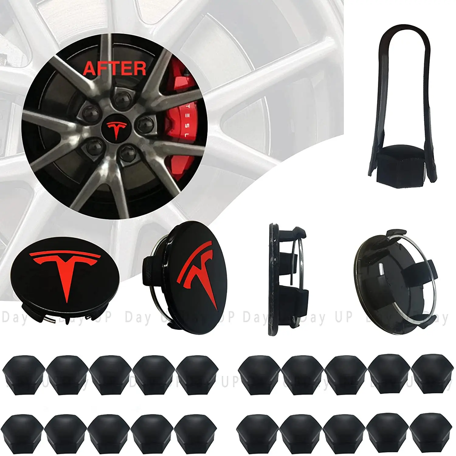 Looking for black Tesla logo wheel caps for R241 wheels | Tesla Motors Club