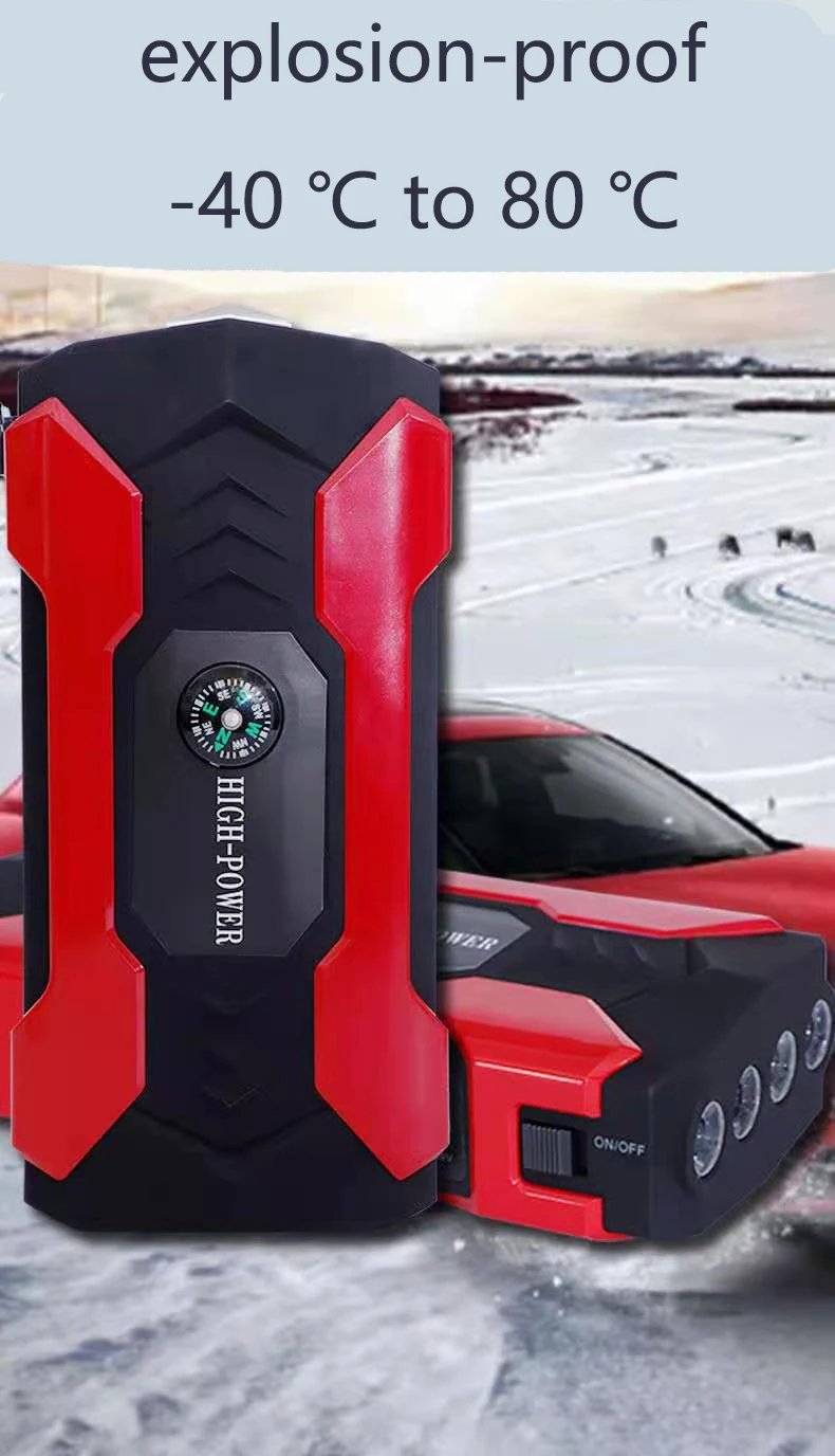 Car Jump Starter Starting Device Battery Power Bank 12V98000mAh Jump ...