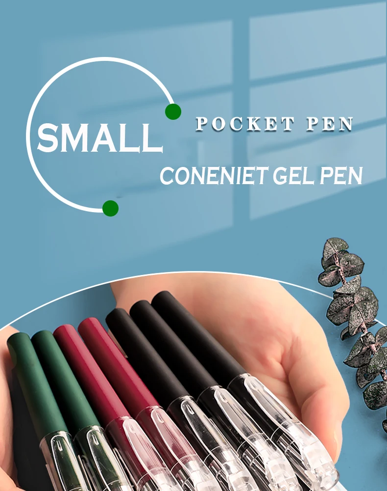 STYLO,black 30pcs--10-20-50 pcs-lot Créatif Kawaii Mini Gel stylo Court ...