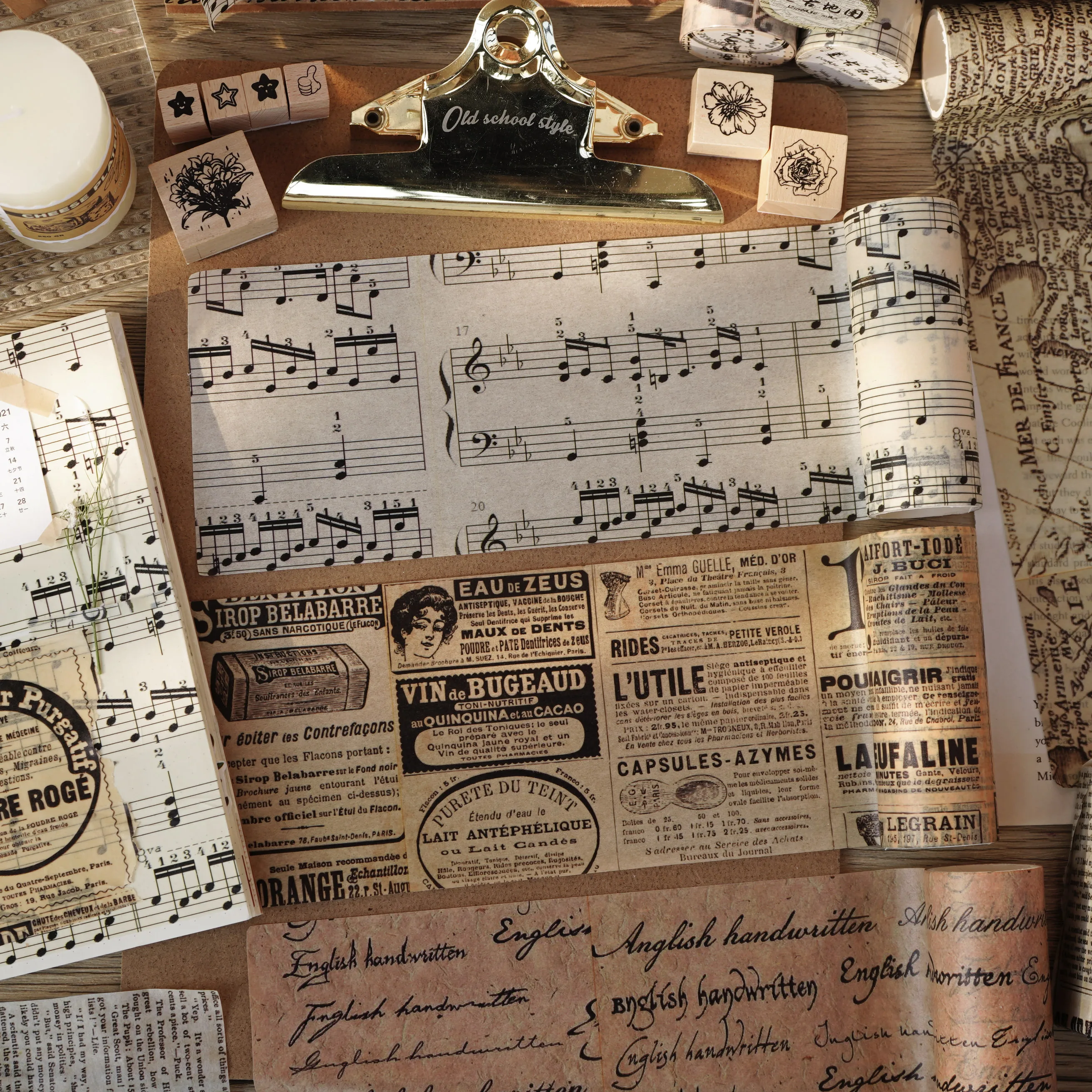 Vintage Music Scrapbook Paper