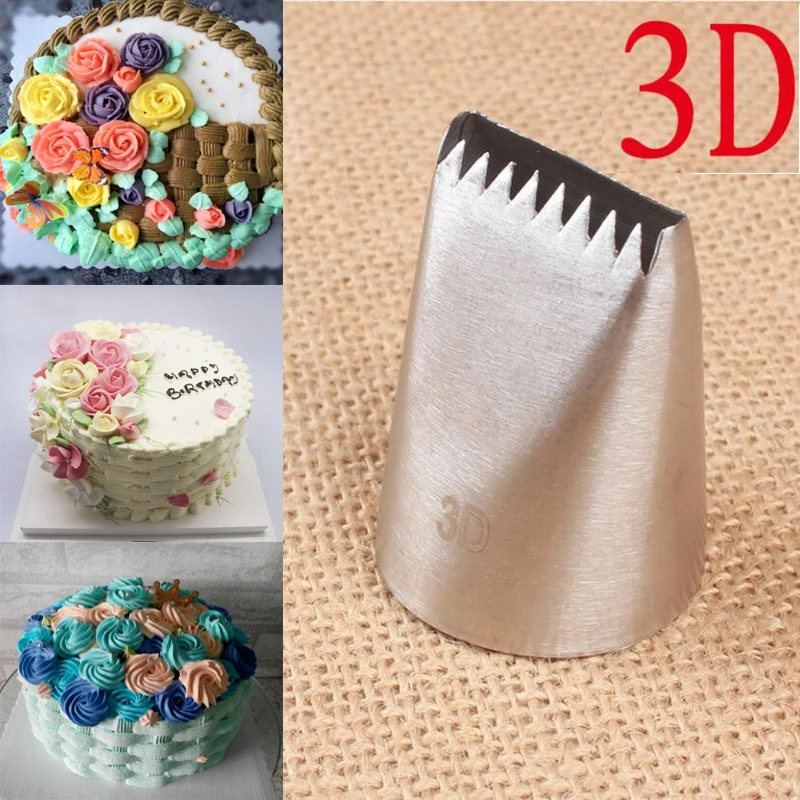 #3D Icing Piping Nozzle High Quality Seamless Icing Tube Cake ...