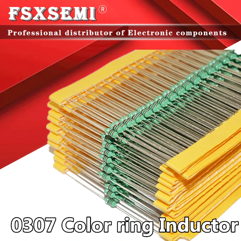 50pcs-0307-Color-ring-inductance-1-4W-0-25W-Inductor-Inductance-0-1UH-0 ...