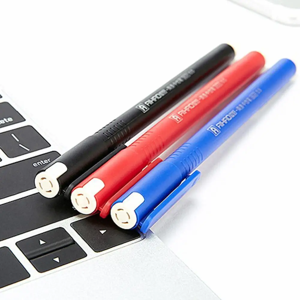 3Pcs Gel Pens Blue Black Pen With Cartridge Boutique Student Stationery ...