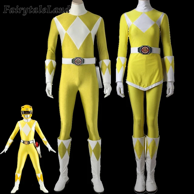 Yellow Power Ranger Costume Women
