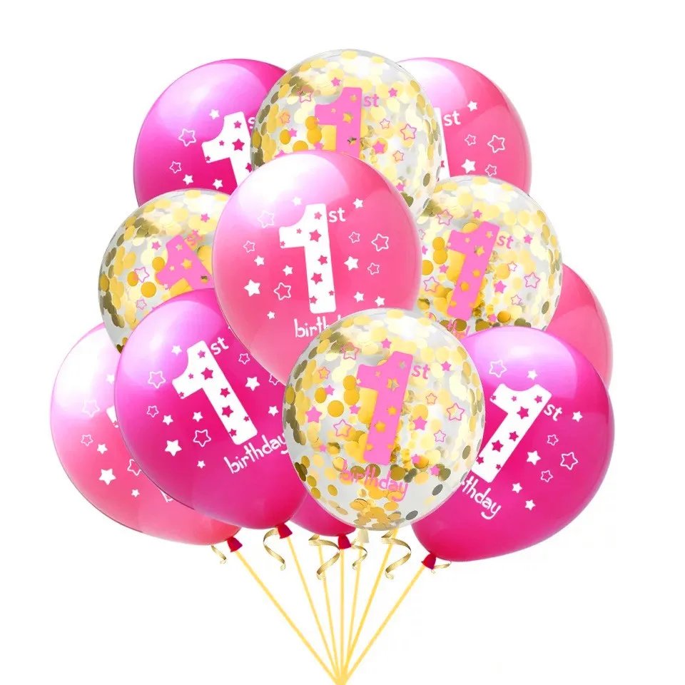 Happy 1st Birthday Balloons