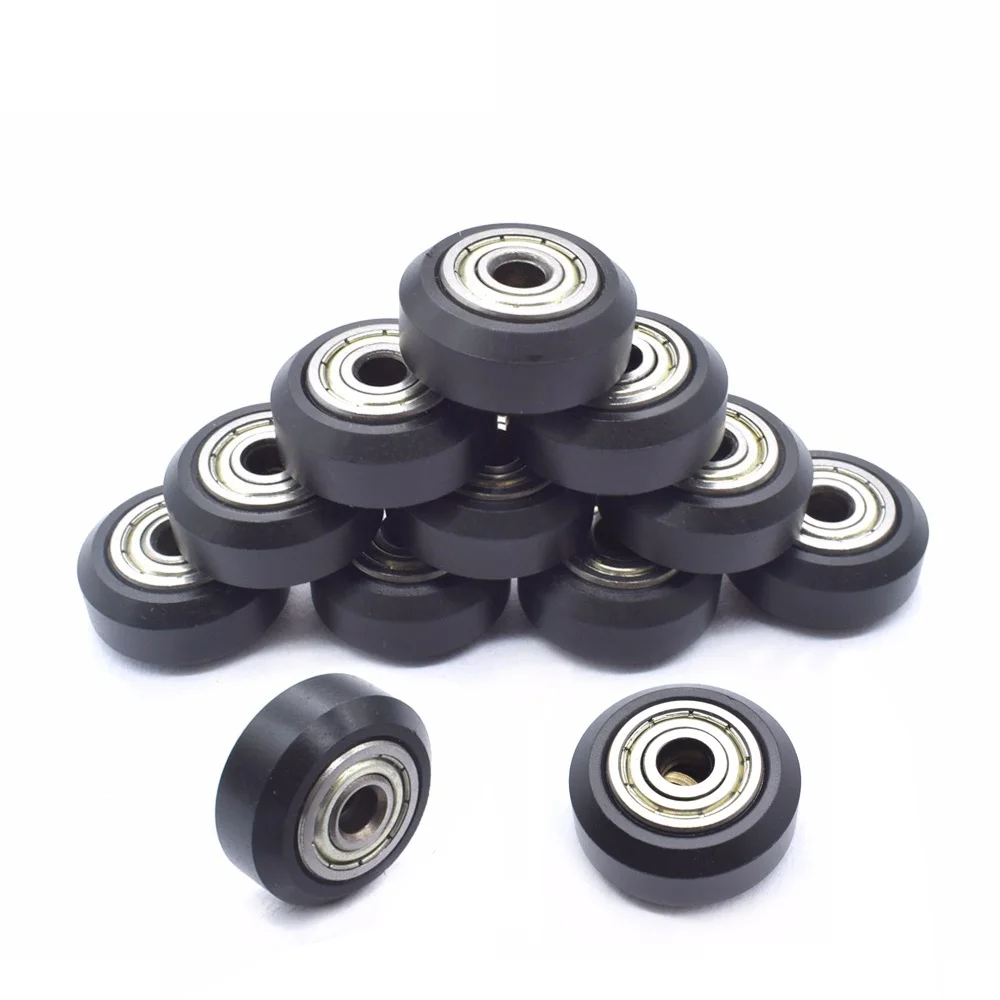 5pcs-lot-CNC-Plastic-wheel-pom-with-625zz-idler-pulley-gear-passive ...