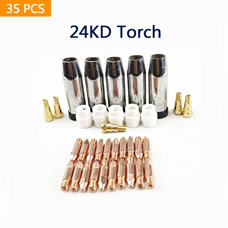 35pcs-24KD-Welding-Torch-Consumable-0-8mm-1-0mm-1-2mm-MIG-Torch-Gas ...