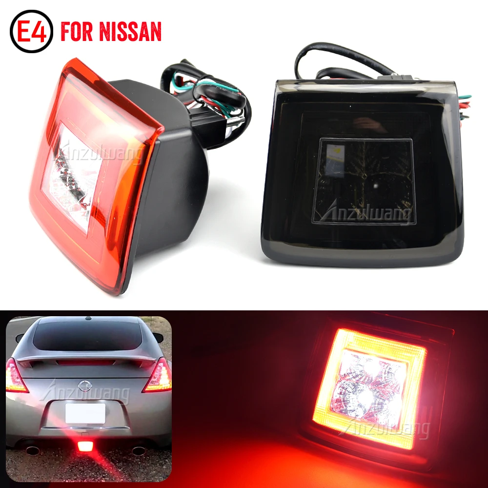 LED-Rear-Bumper-Lamp-Taillight-Assembly-Red-Fog-Brake-Light-White ...