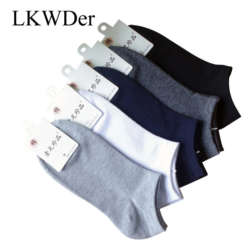 6pcs=3 Pairs/lot Spring Summer Men Cotton Ankle Socks For Men's ...