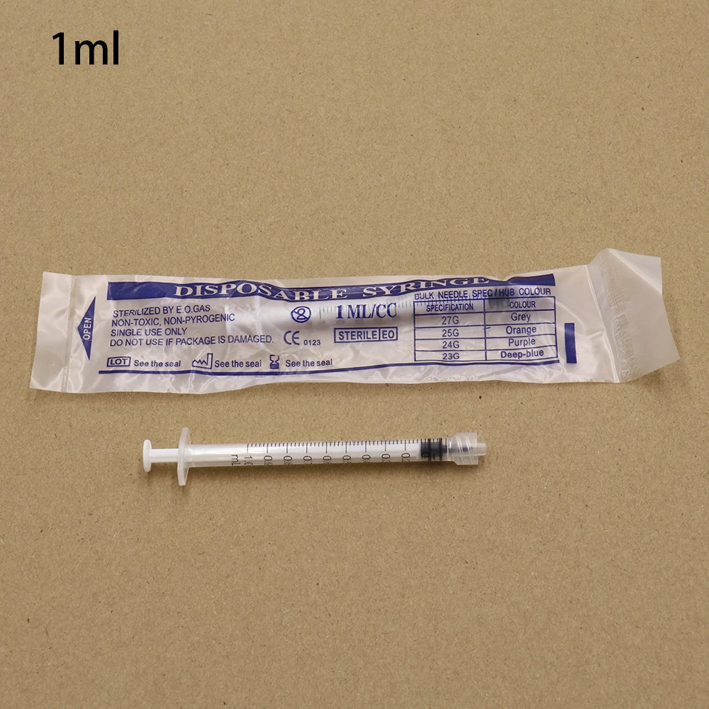 1 2 5 10 20ml Luer Lock Sterile Syringe Screw Storage Crimp Dispensing ...