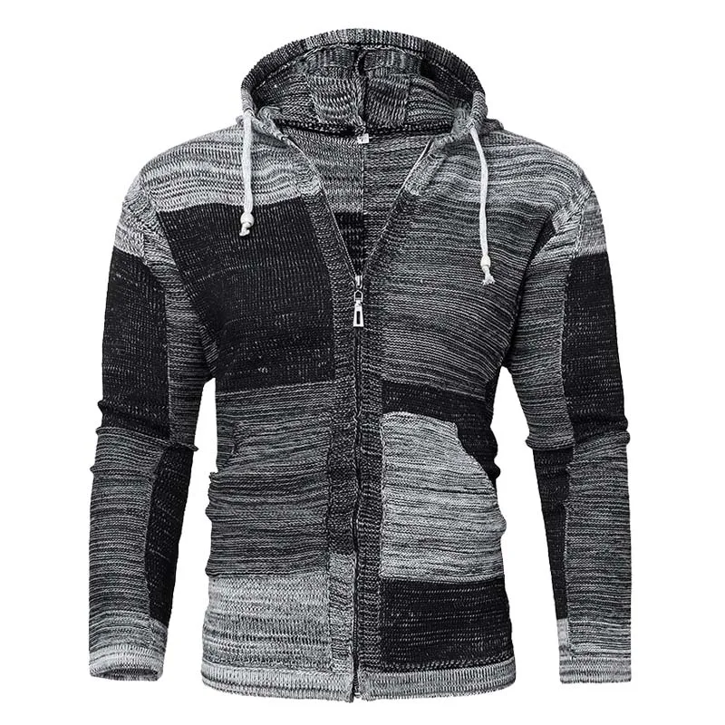 Men's Oversized Sweater Autumn Winter Men's Coat Casual Long Sleeve ...