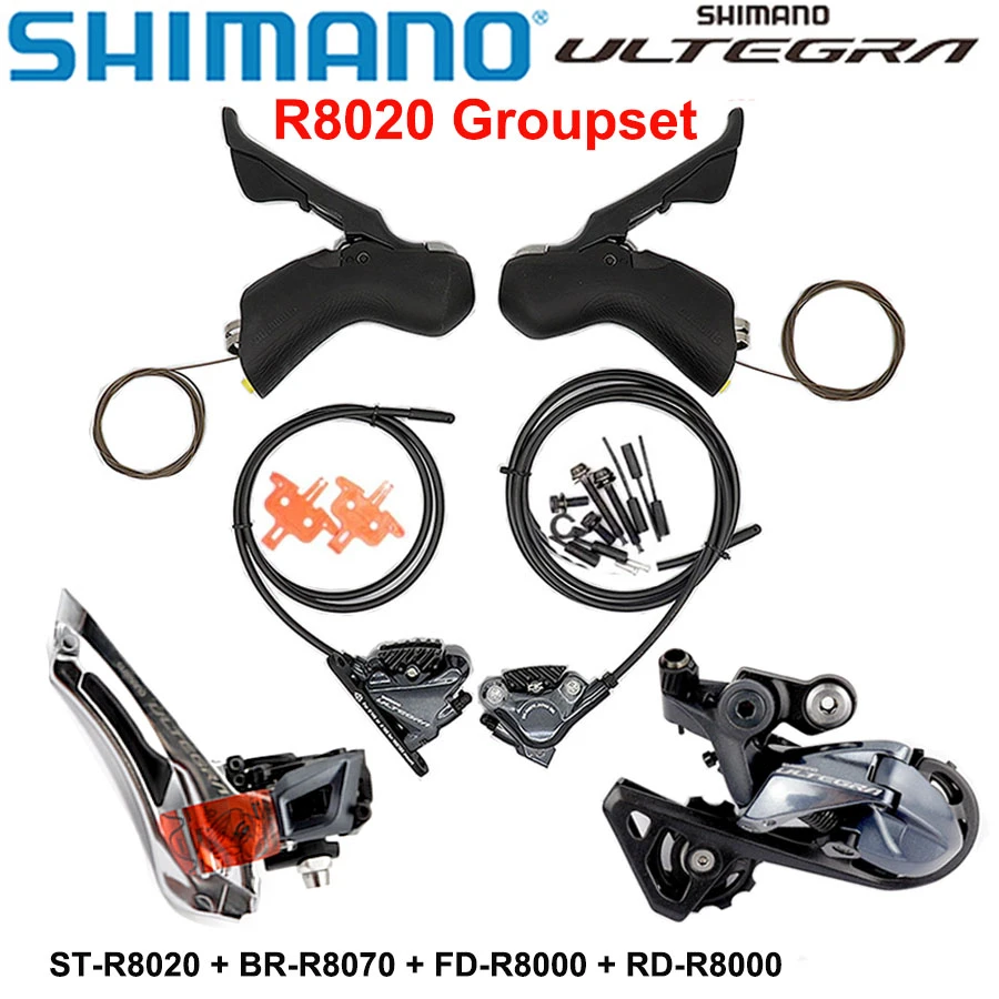 SHIMANO Ultegra R8020 Groupset R8020 Hydraulic Disc Brake Derailleurs ...