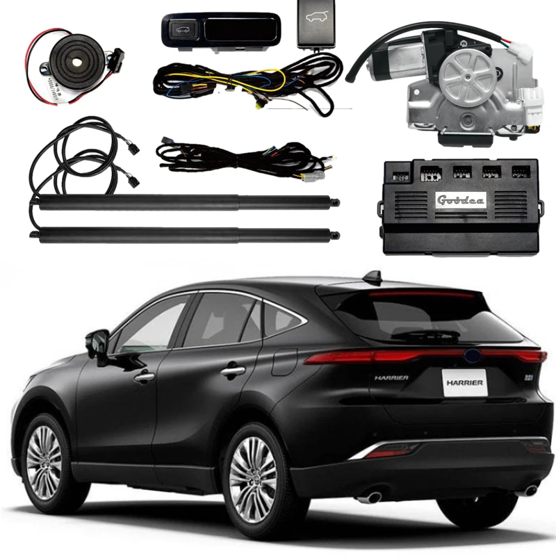 도요타 해리어 2015 2021 용 전기 테일 게이트 자동차 전원 트렁크 리프트 전기 해치 테일 게이트 자동 후면 도어 테일 박스 지능형트렁크 뚜껑 And 부품