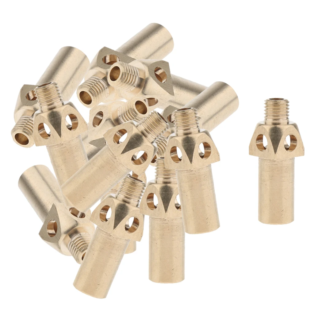 50Pcs Heavy Duty Premium Brass Natural Gas Jet Gas Burner Tips Propane ...
