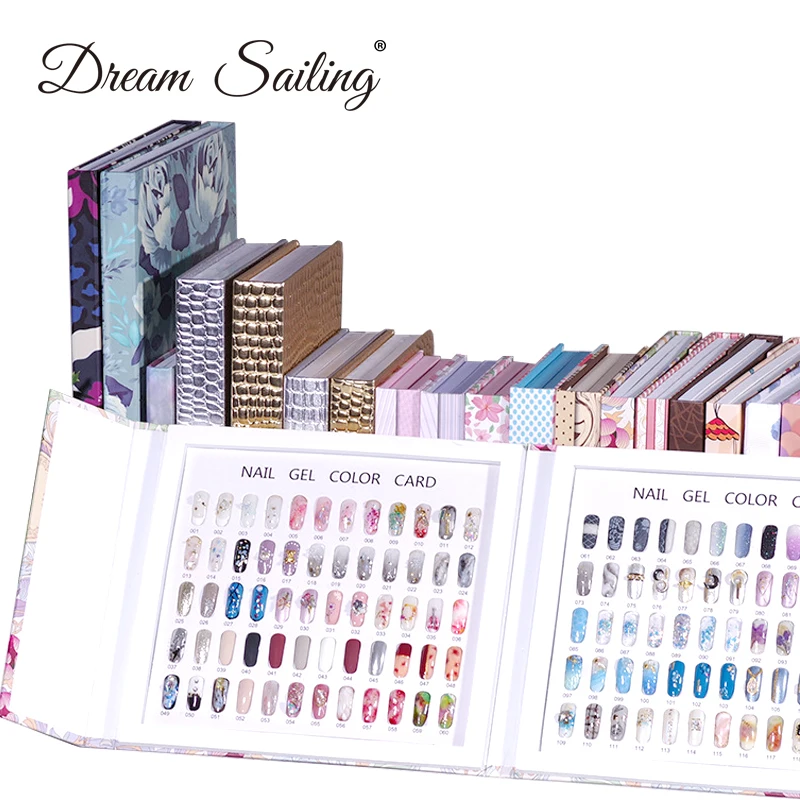 False Nail Color Book Color Display Nail Art Gel Polish Color Card Nail ...