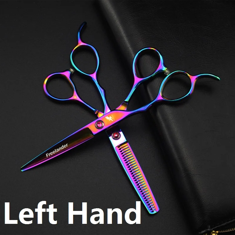 Freelander 6 Inch Left Hand Hairdressing Scissors Professional Salon ...