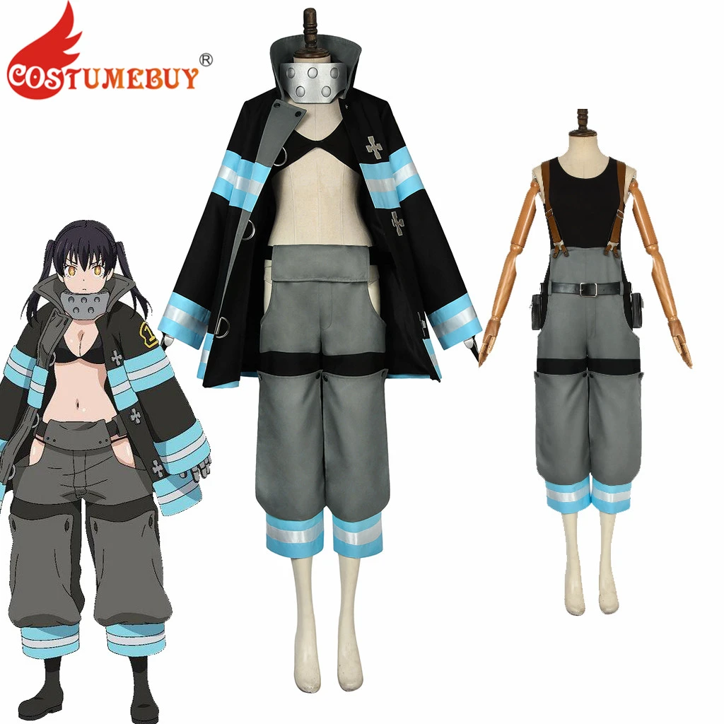 Costumebuy Fire Force Tamaki Kotatsu Cosplay Costume Blazing ...