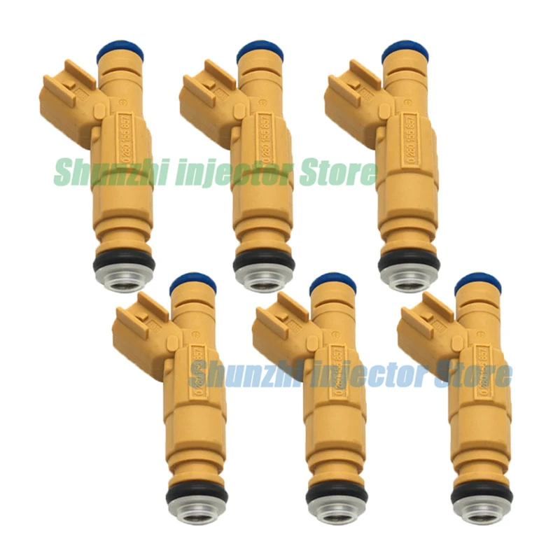Inyector de combustible de 6 piezas, 0280155857 4.6L V8, pieza de ...