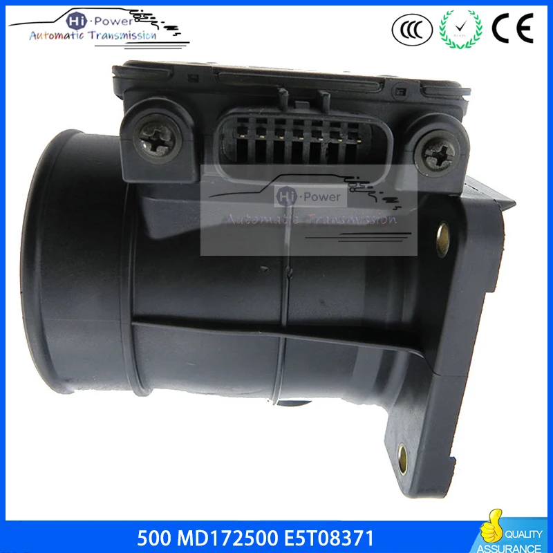 OEM 500 MD172500 E5T08371 질량 공기 유량 센서 미터, 미쓰비시 카리스마 1.6 MD336500 용 ...