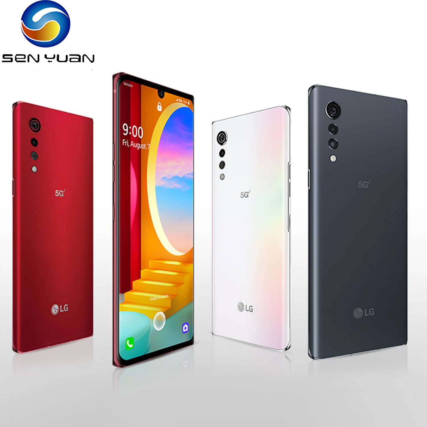 Original LG VELVET G9 Andriod SmartPhone Unlocked LM G900N Korean ...