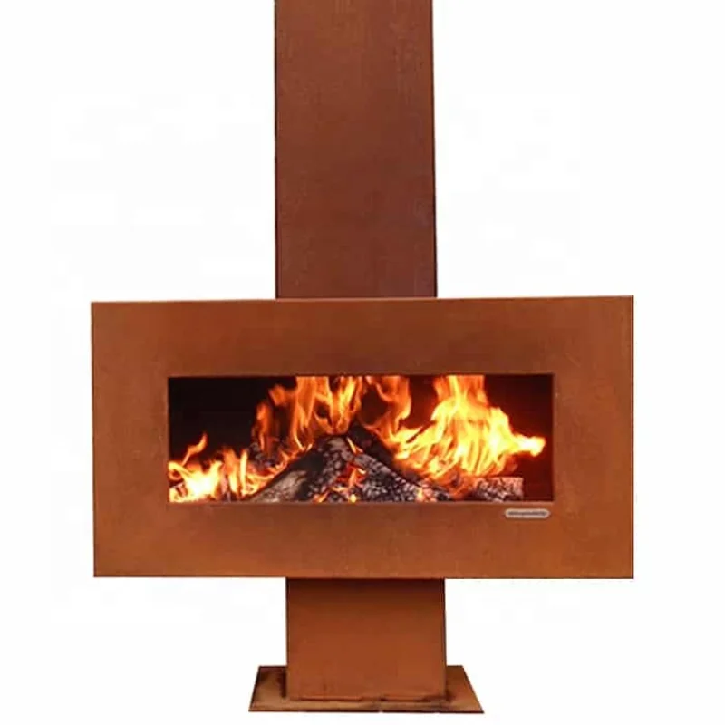 Outdoor Metal Fireplace