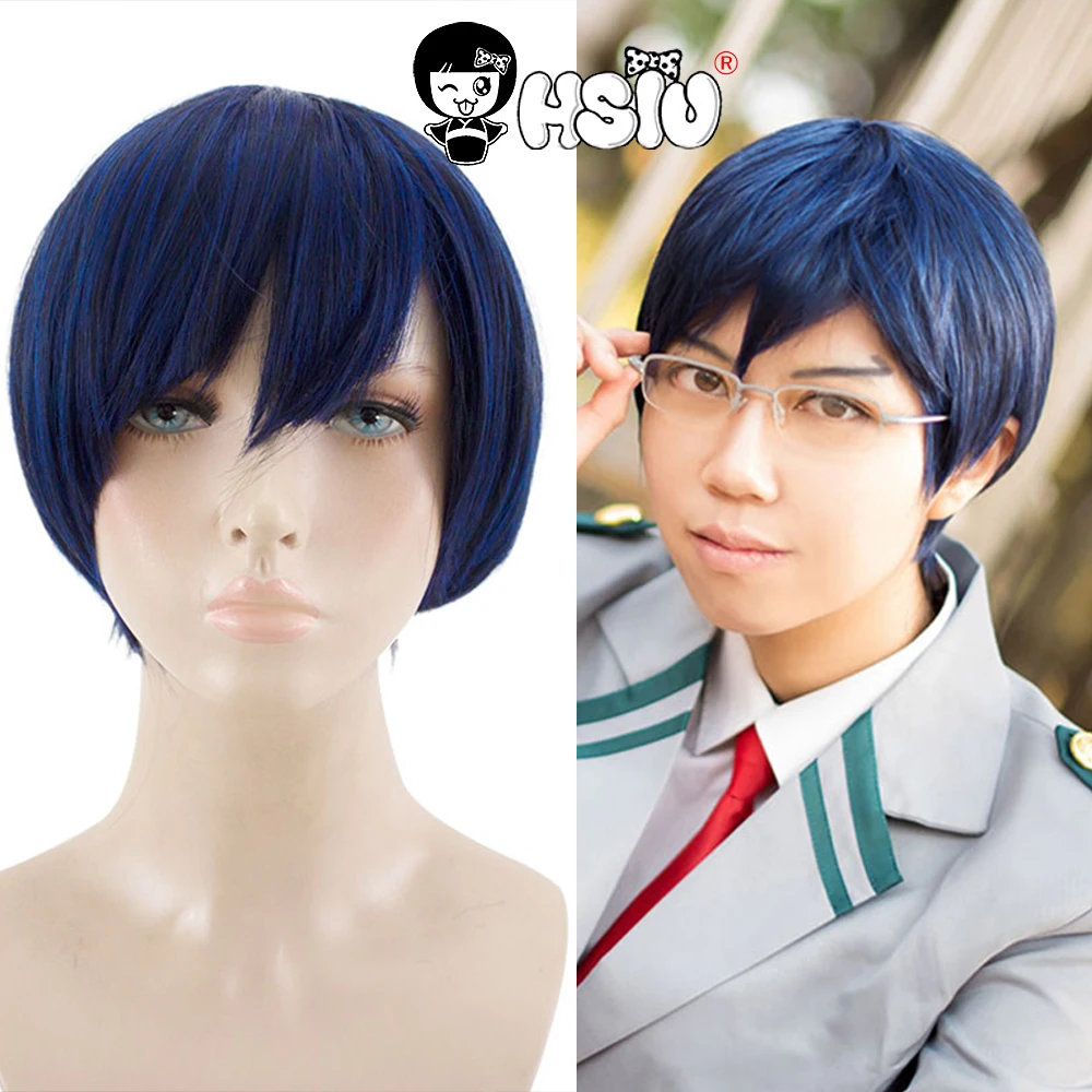 Hsiu nova alta qualidade tenya iida peruca cosplay meu herói academia ...