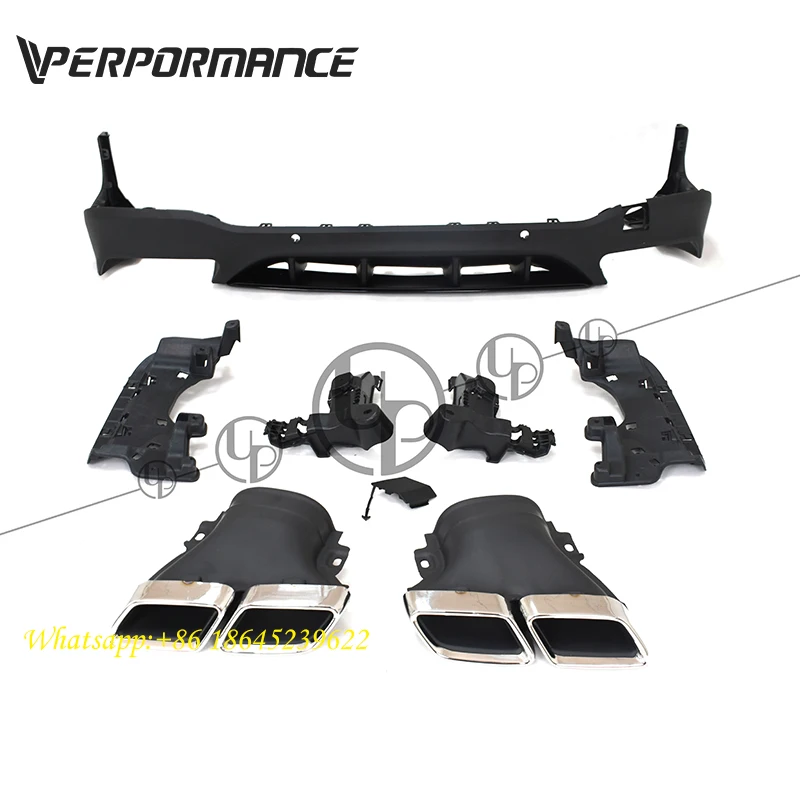 GLC X253 rear diffuser for GLC63 rear bumper lip 2016 2019y GLC250 ...