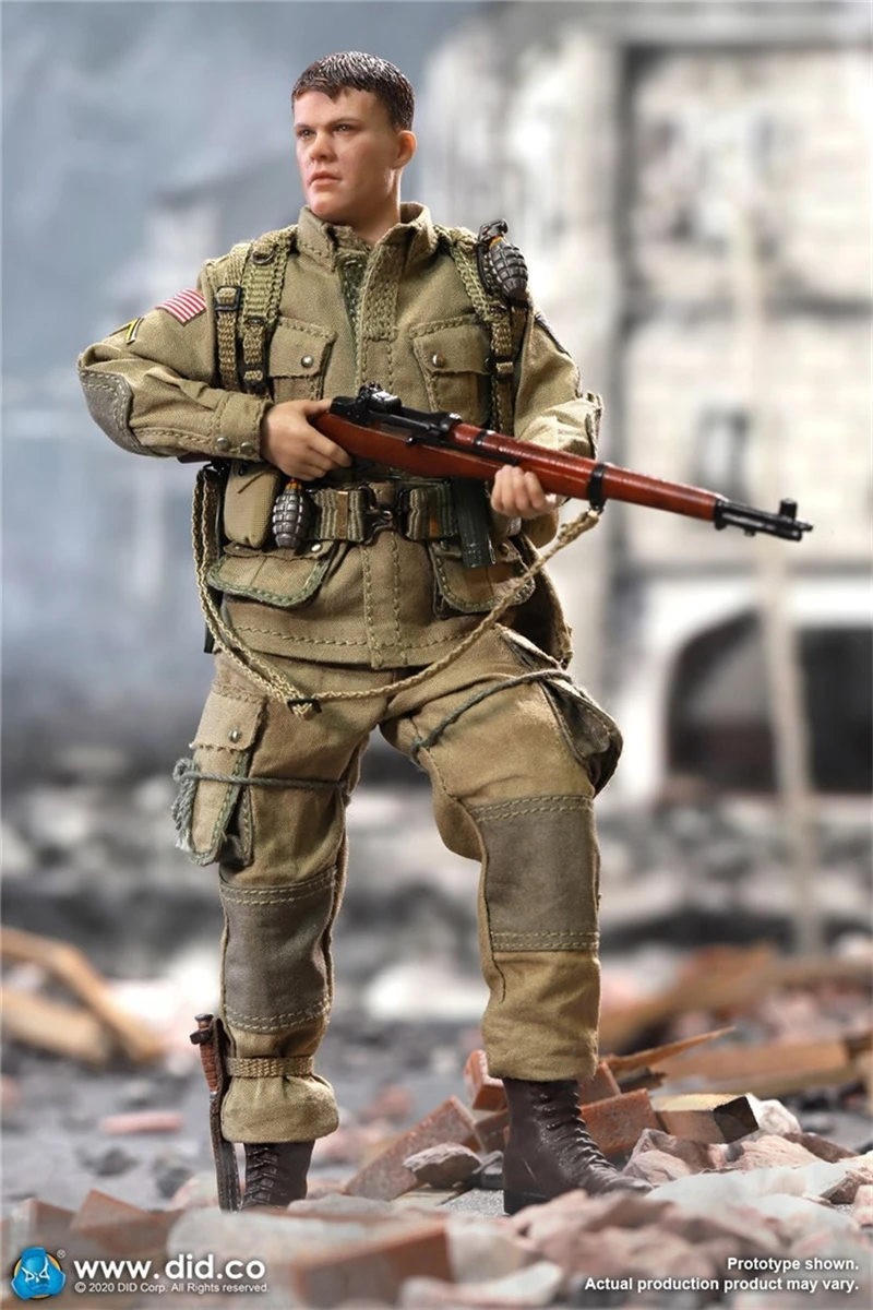 Scale 1/12 Xa80001 Ryan Wwii Us Army Soldier 101st Airborne Division ...