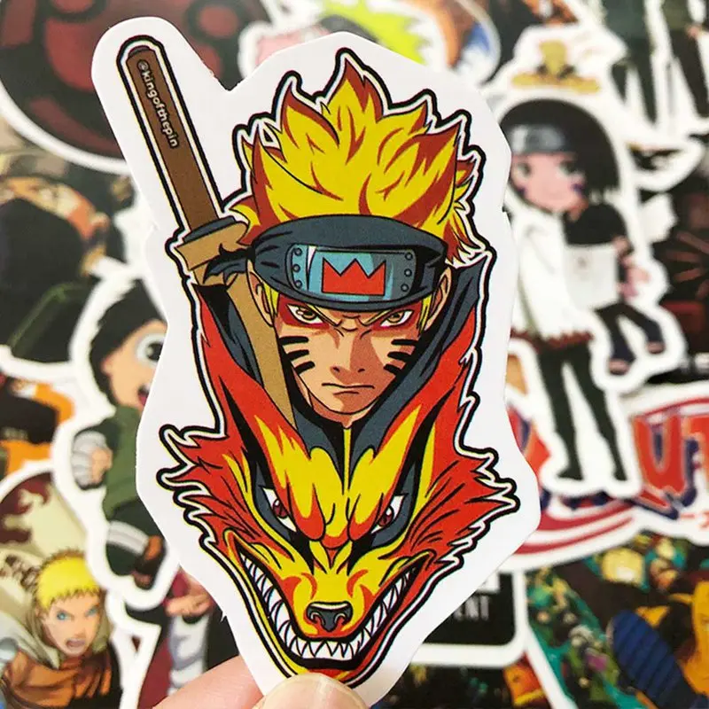 50pcs NARUTO Uzumaki Mixed Cartoon Stickers Styling Animation Phone ...