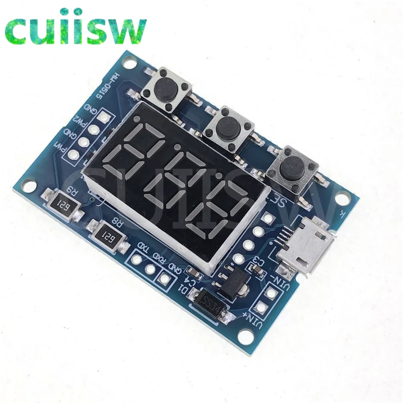 Generic Micro Usb Dc 2ch Adjustable Pwm Signal Generator Duty Cycle ...