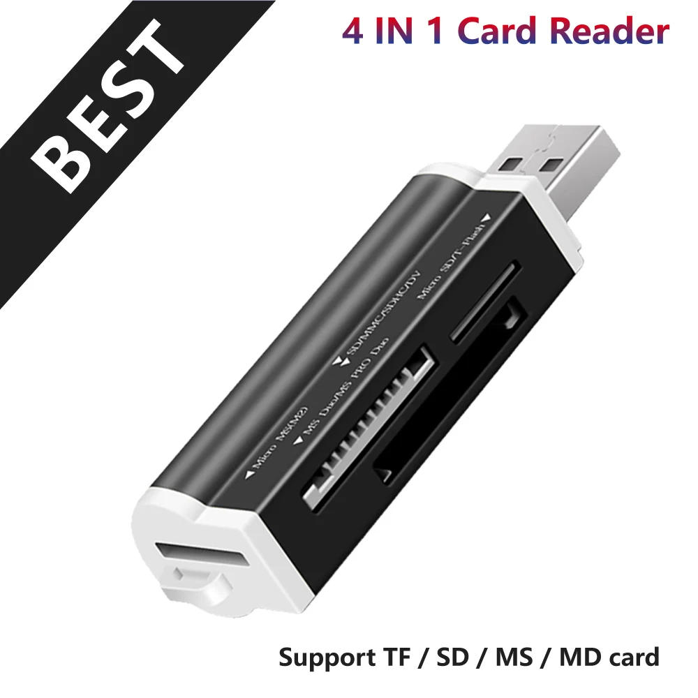 Smart All In One Card Reader Multi In 1 Card Reader Sd/sdhc Mmc/rs Mmc ...