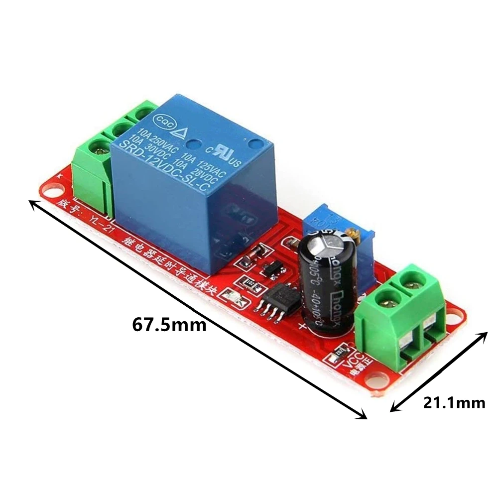 Ne555 Dk555 Timer Switch Adjustable Disconnect Module Time Delay Relay ...