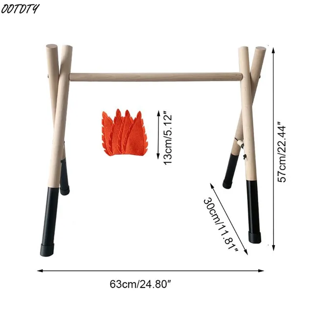 Nordic Style Baby Play Gym Wooden Baby Gym Activity Sensory Develop ...