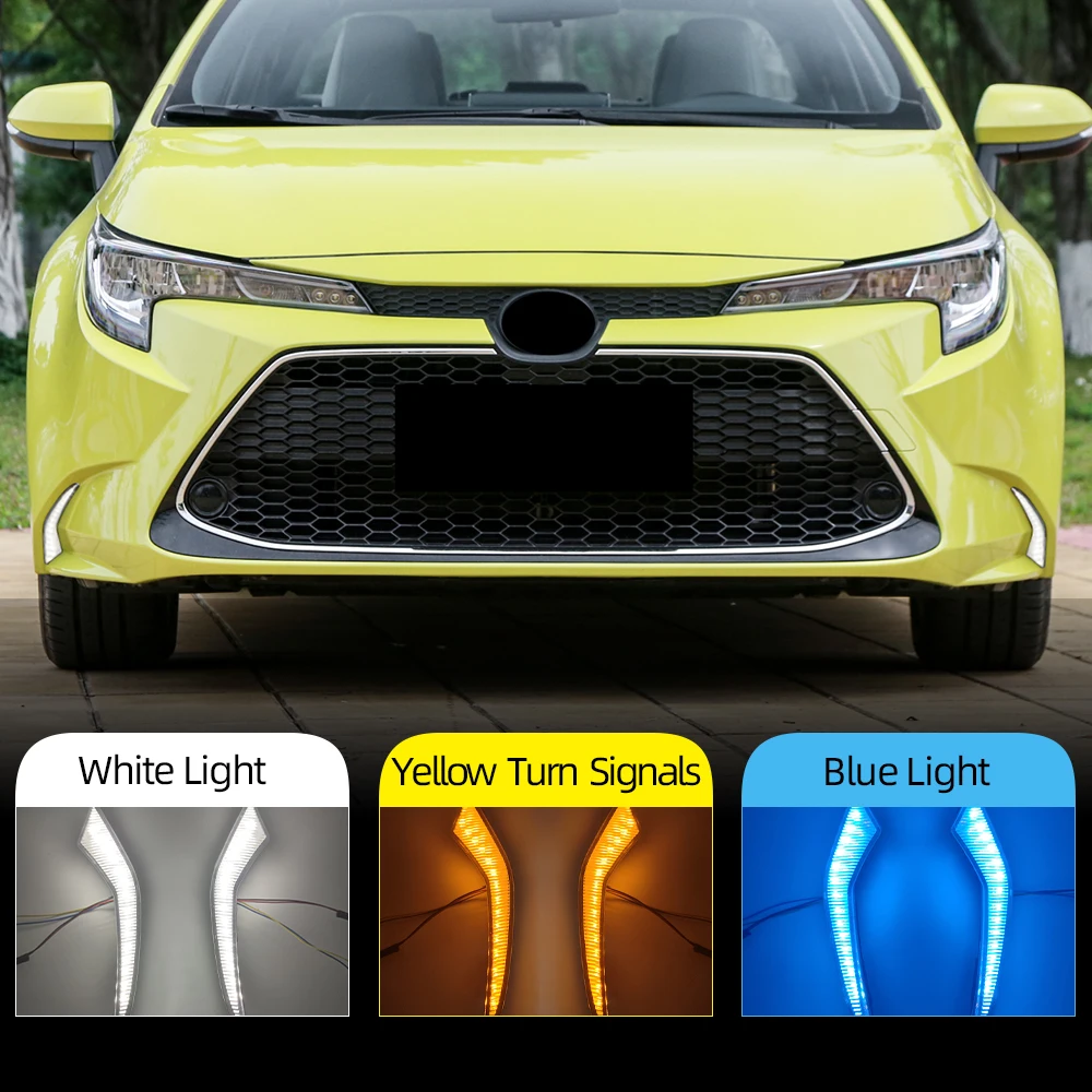 Car-DRL-Fog-Lamp-For-Toyota-US-Corolla-L-LE-XLE-Hybrid-Levin-2019-2020 ...