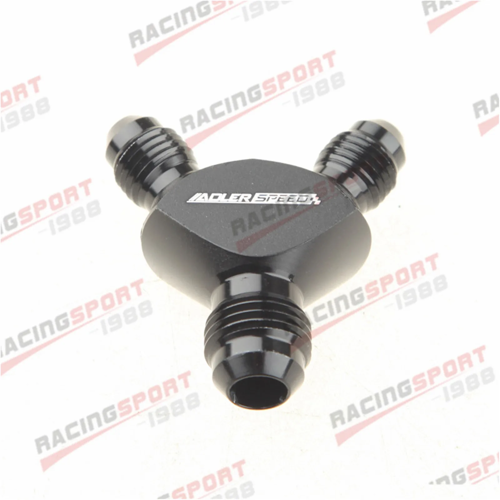 ADLERSPEED AN 6 6AN X 4AN AN 4 X 4AN 4AN Y 블록 어댑터 피팅 알루미늄 검정색|연료공급 & 처리 ...