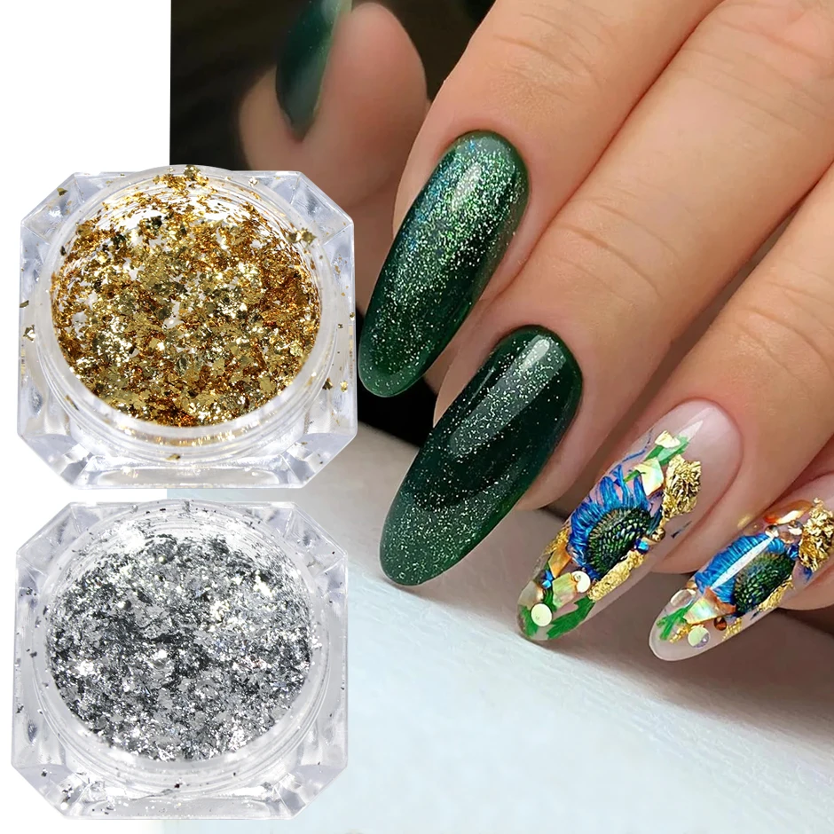 Chunky Gold Glitter Nail Polish