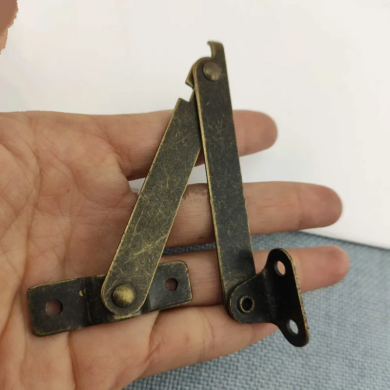 1PC Bronze Lid Support Hinges Stay Box Display Furniture Accessories ...