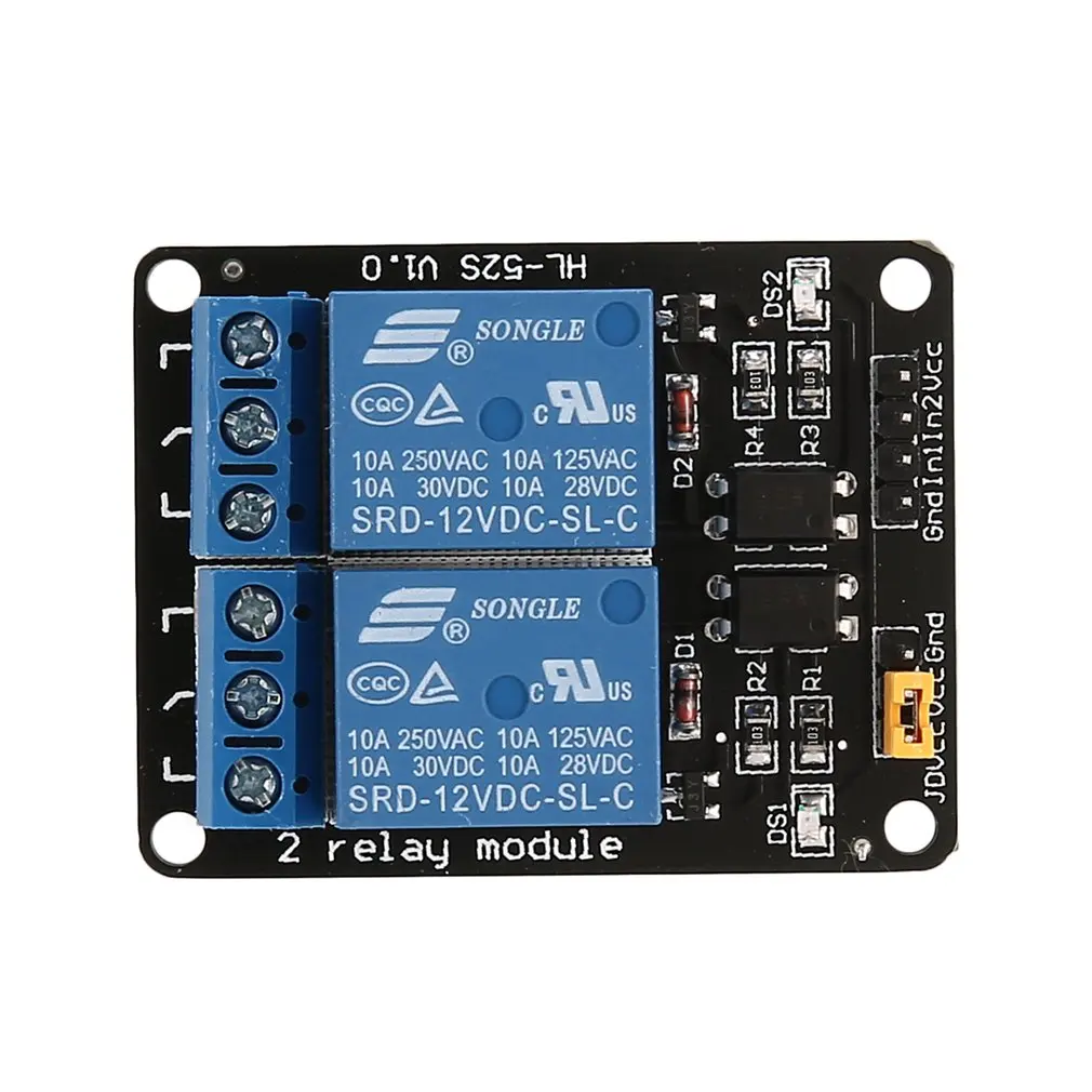 3V 2 Channel Relay Module Board Low Level Trigger Optocoupler for SCM ...