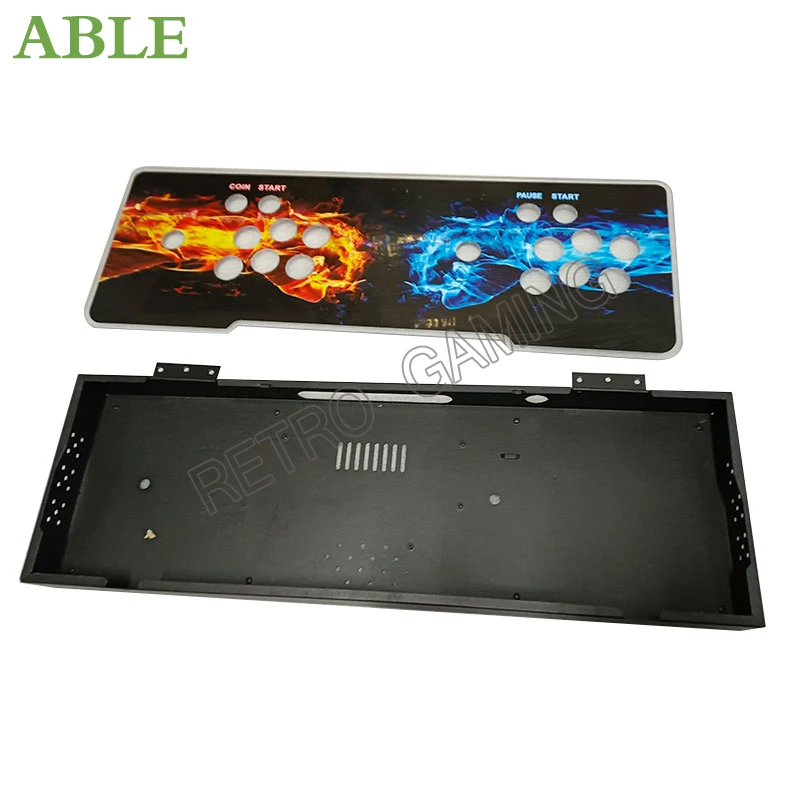 Arcade-Game-Control-Box-Joystick-30mm-24mm-Button-Metal-and-Acrylic ...