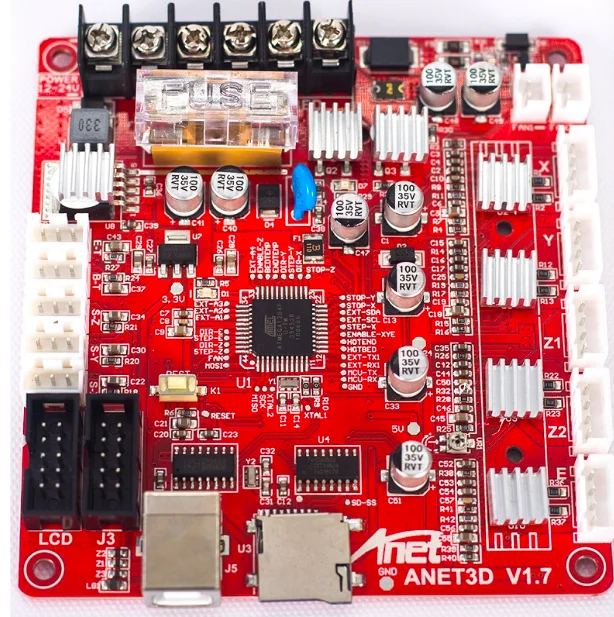 3D Control Mother Driver Board for Anet 3D printer A8 main board ramps1 ...